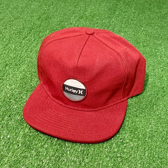 Hurley | Accessories | Hurley Red Skater Snapback Hat See Pics | Poshmark